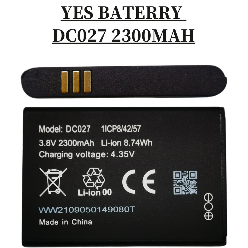 YES BATERRY DC027 2300MAH YES PORTABLE WIFI HUDDLE XS 4G LTE MF25 DC027 ...
