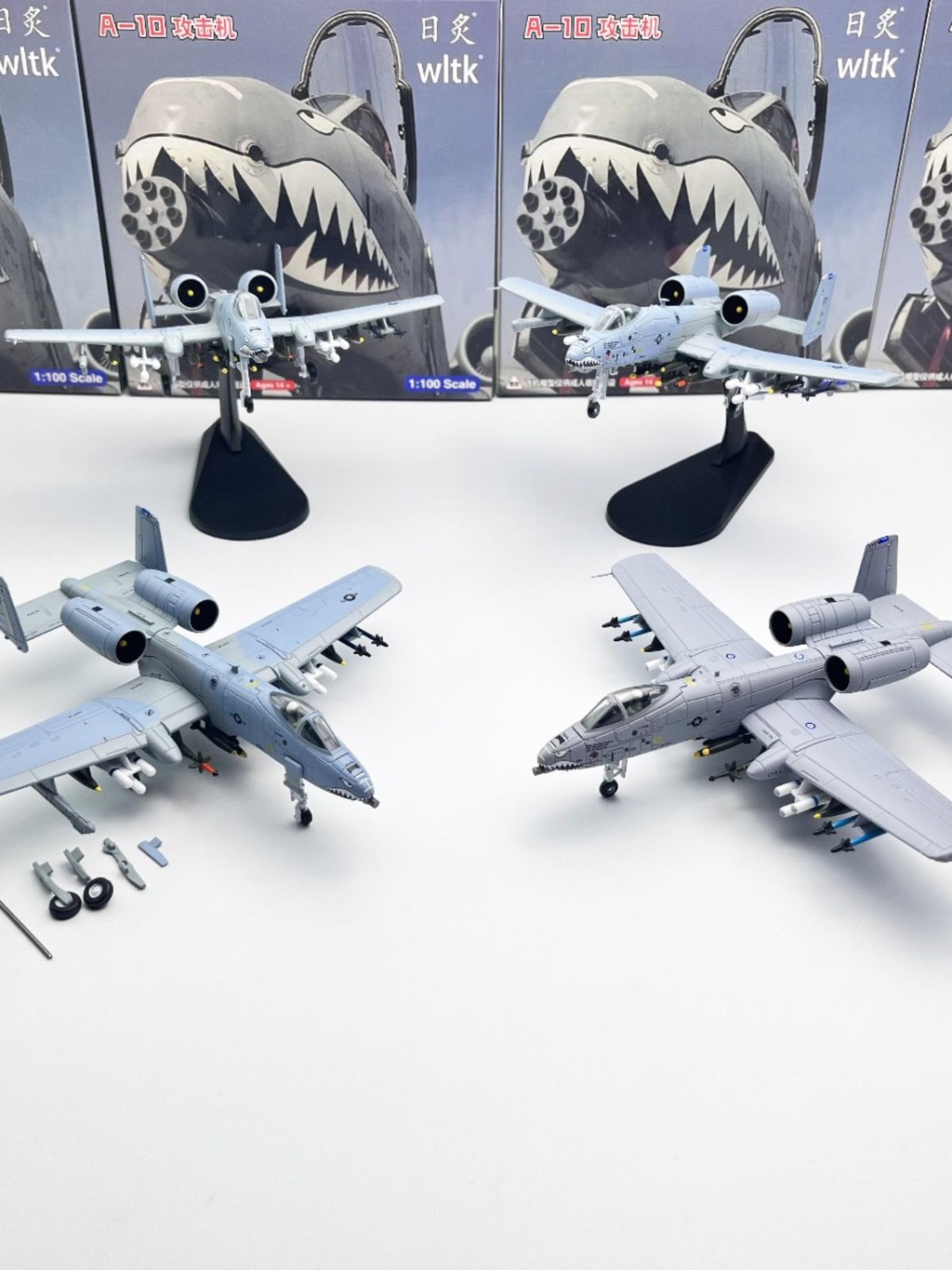 WLTK 1/100 Bay Wars US Army Flying Tigers A-10A Fighter Strike Aircraft ...
