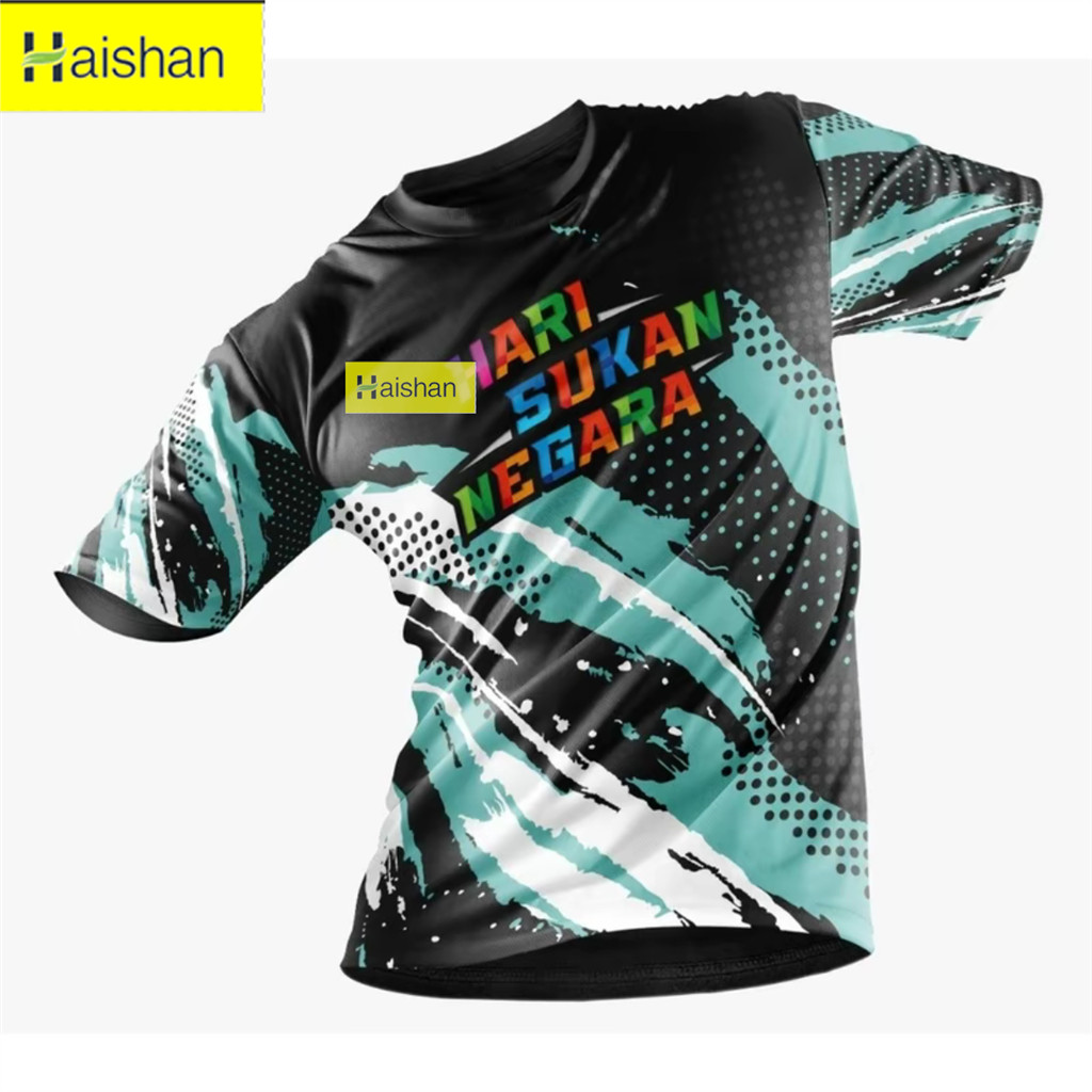Jersey Sukan Men Collar Black White Blve Red Yellow Gold versey Sukan ...