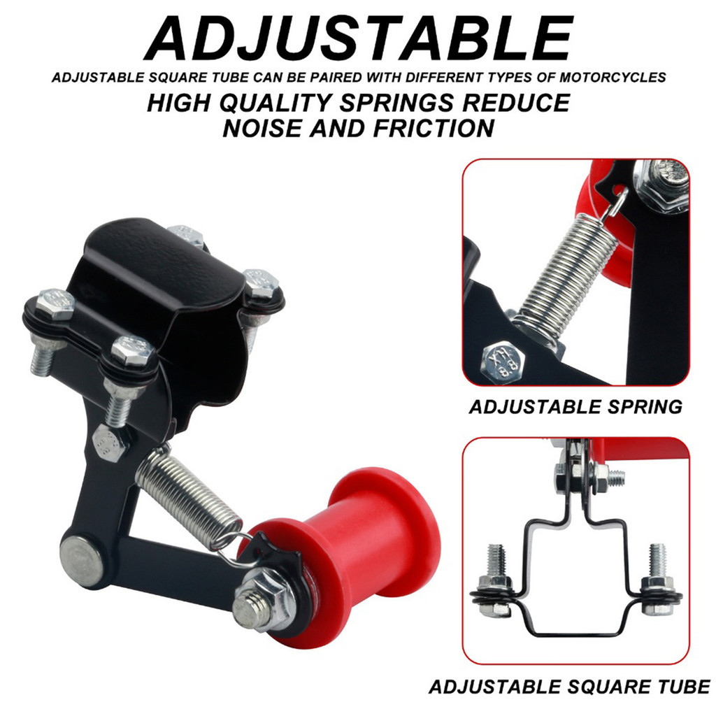 Universal Chain Tensioner Motorcycle New Aluminum Adjuster Wheel Chain ...