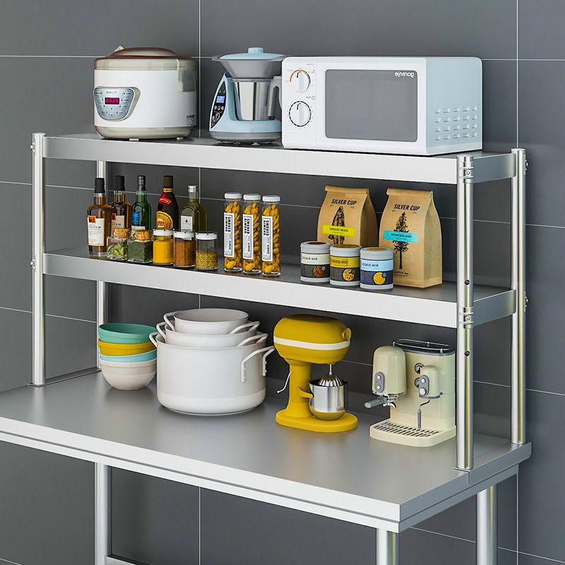 🔥Ready Stock🔥304 Stainless Steel Kitchen Over Shelf Rack Workbench ...