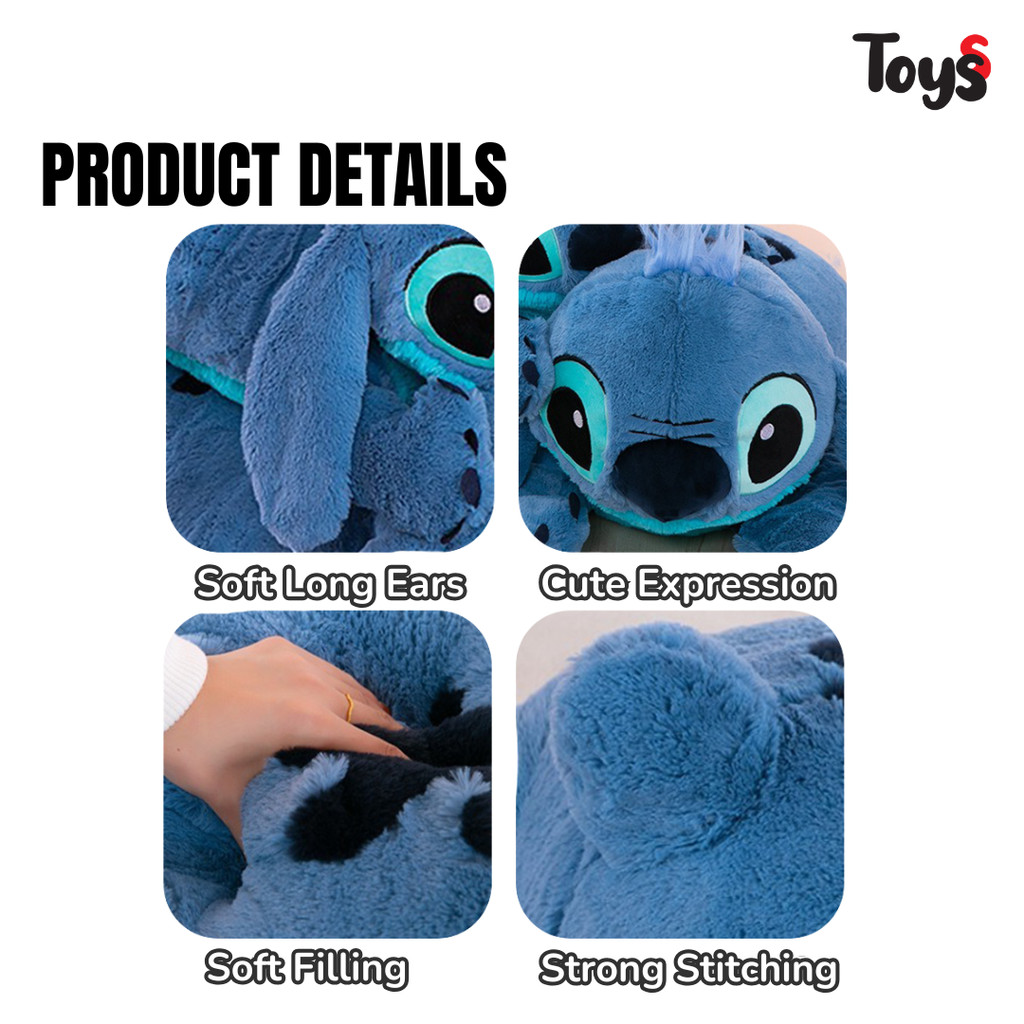 Toyss Lilo Stitch Plush Stitch Patung Stich Teddy Bear Stitch Plushie ...