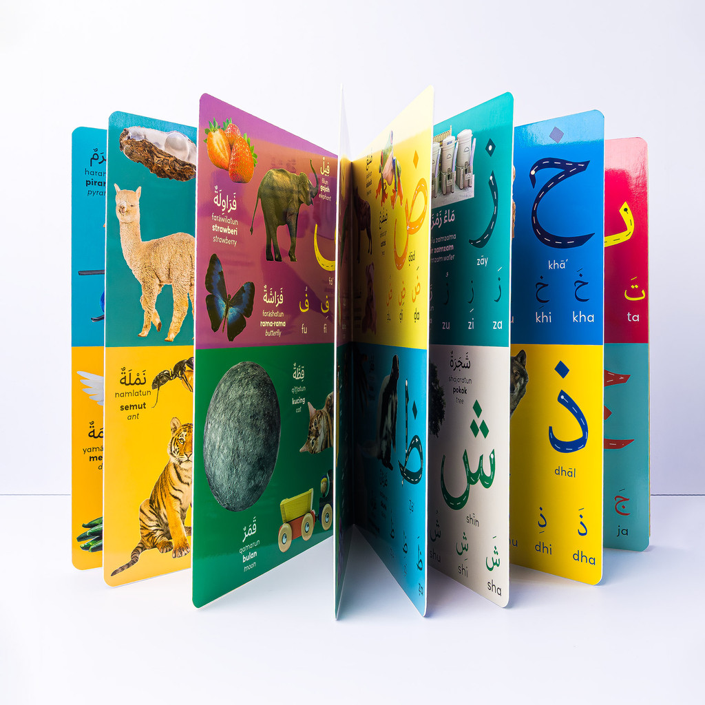 NEW (2 - 8 Tahun) Iqra Bergambarku - Oliek Books Board Book Iqra untuk ...