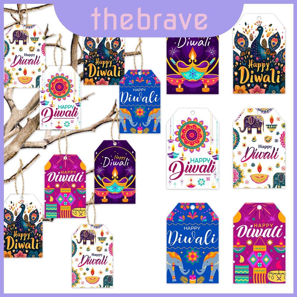 Theme Diwali Hang Tags For Party Decorations With 60pcs Festive Labels ...