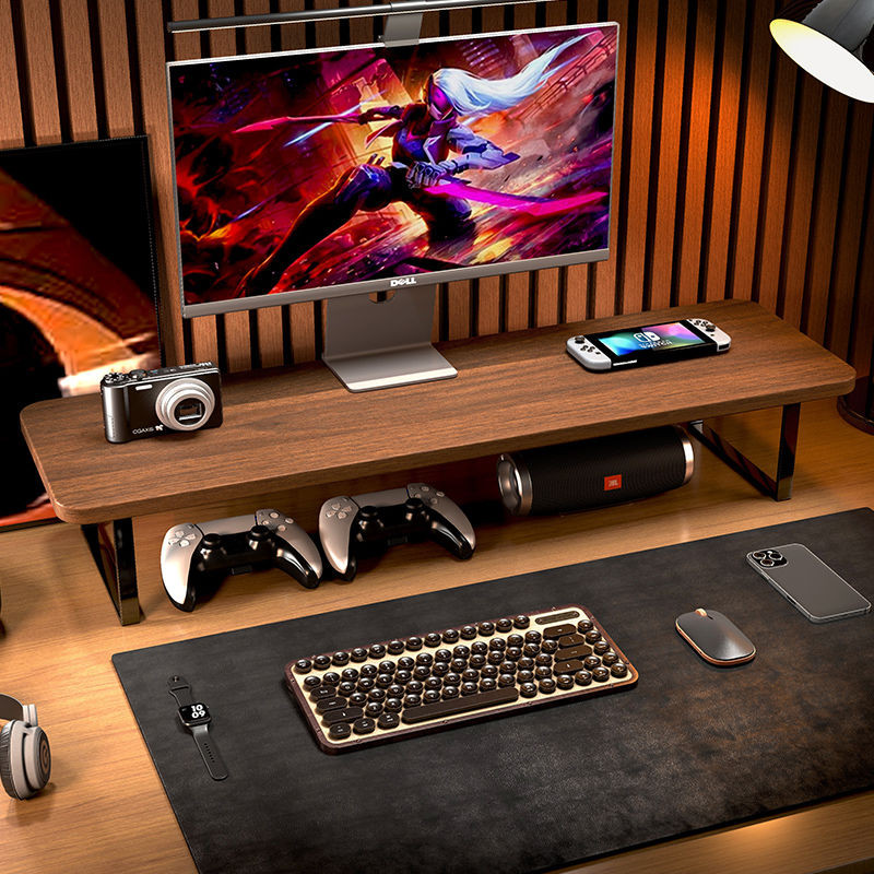 Computer Monitor Increased Elevated Base Bracket Home Computer Rack ...