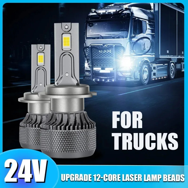 Power Supply 24V LED Truck Headlight H7 LED H7 Led Lamp H1 Led 24v ...