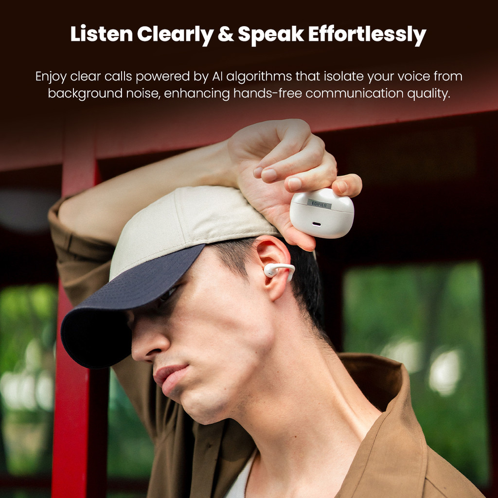 Edifier Comfo Q Open-ear Sports True Wireless Earbuds IP56 Waterproof | ENC | EDIFIER ConneX App ...