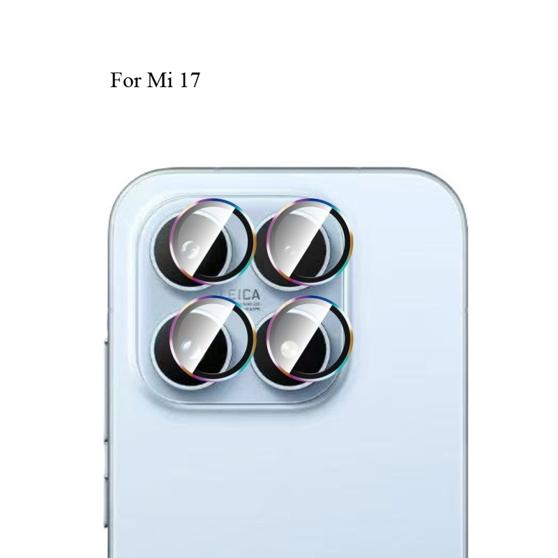 1 Set Lens Film Protector for Xiaomi 17 Pro Max Metal Ring Camera ...