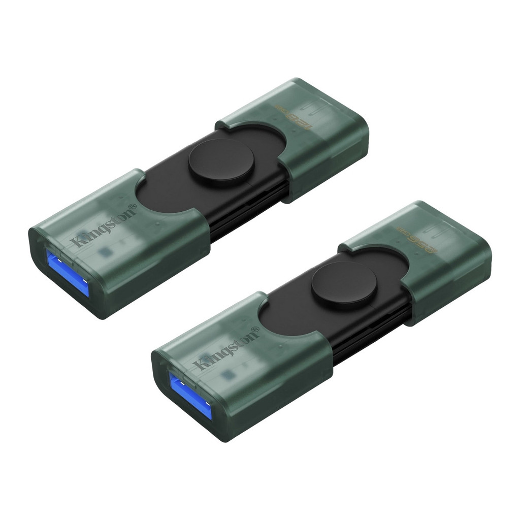 Kingston DataTraveler Duo USB Flash Drive (Gen 2) | USB 3.2 | USB-A ...