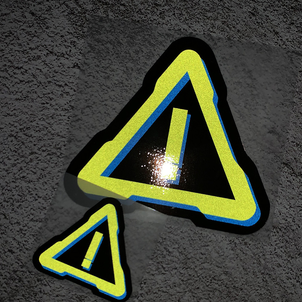 Cyberpunk Caution Danger Warning Sign Vinyl Sticker Car Rear Windshield ...