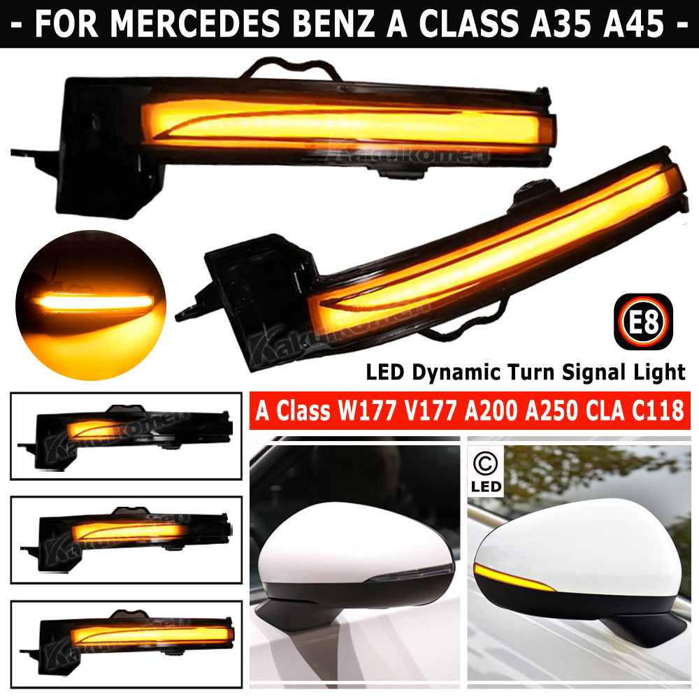 For Mercedes Benz A Class W177 V177 A200 A250 A35 A45 AMG CLA C118 LED ...