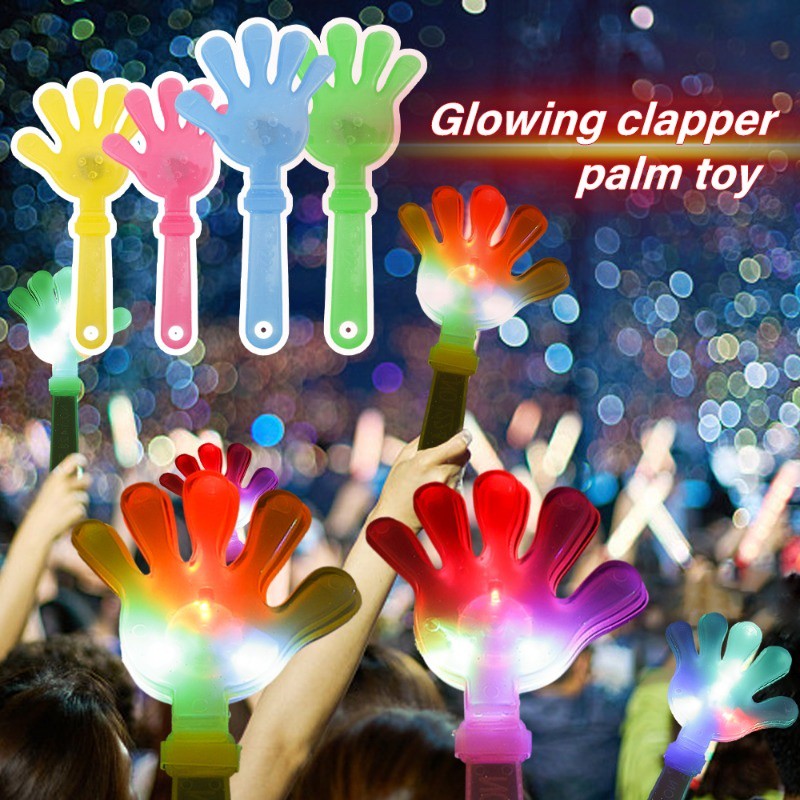 [ Featured ] Novelty Hand Shot Led Palm Slapper / Glowing Flash Clapper ...