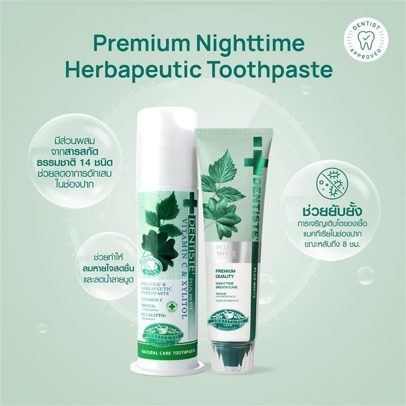 [Pack Of 6] Dentiste Original Nighttime Toothpaste A That Reduces Bad ...