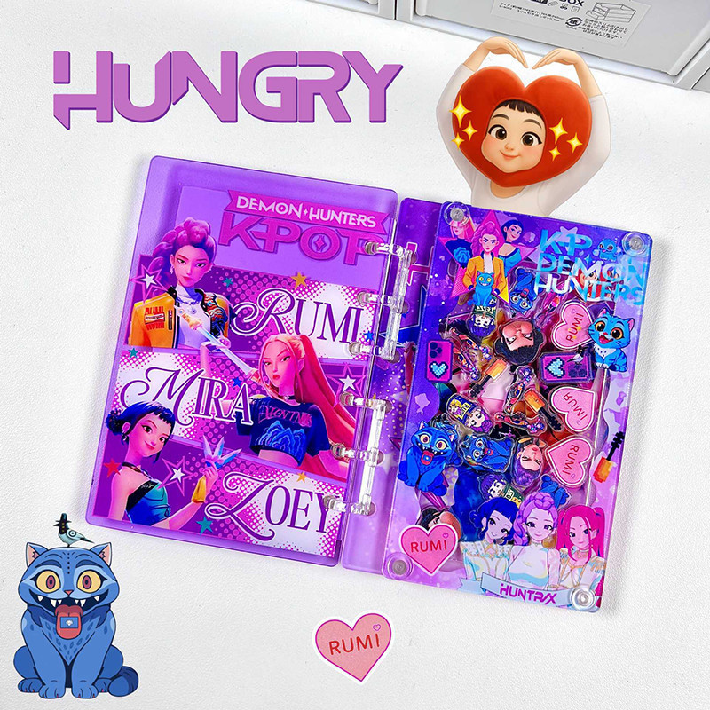 K-pop Huntrix A7 Notebook Demon Hunters Accessories Cartoon Hand ...