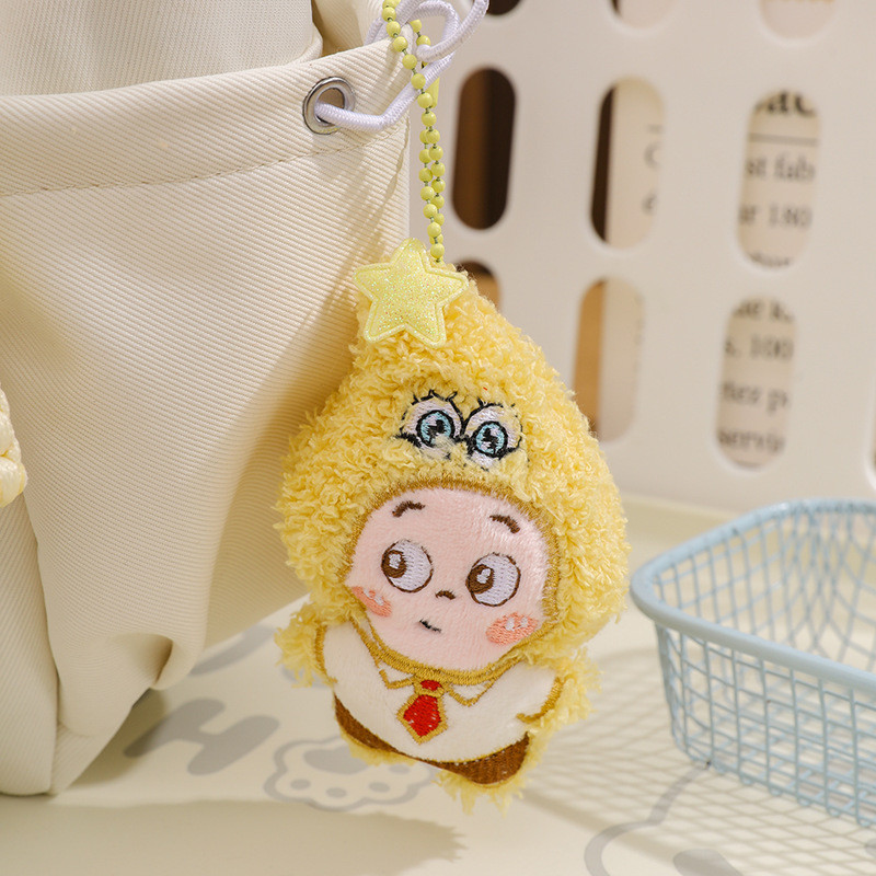 Pop Mart 123 Starman Series Pendant SpongeBob SquarePants Pie Big Star ...