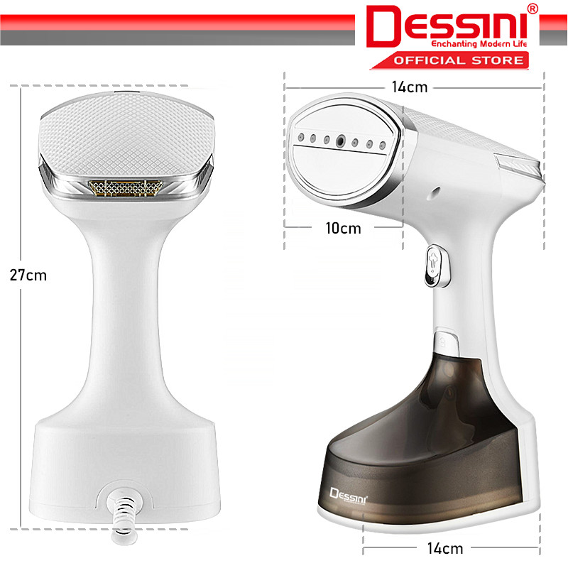 DESSINI ITALY 1700W Electric Ceramic Soleplate Garment Steam Iron ...