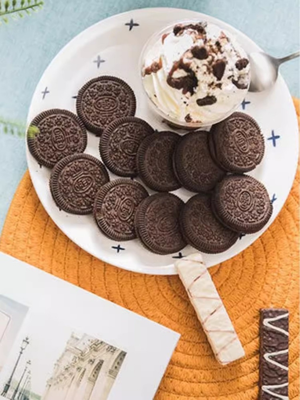 Oreo Sandwich Biscuits Ice Cream Matcha Flavor 500g Individually ...