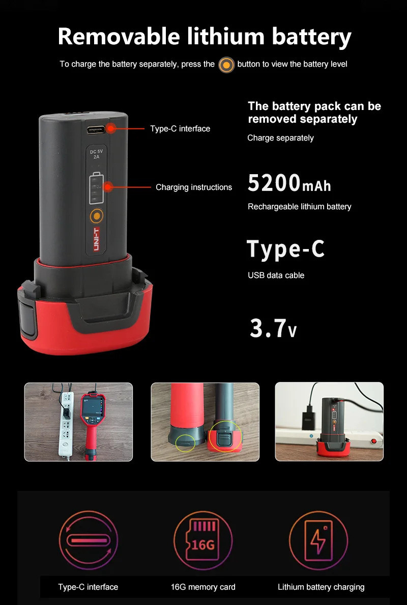 UNI-T UTi260E UTi320E Infrared Thermal Imager High Resolution Handheld ...