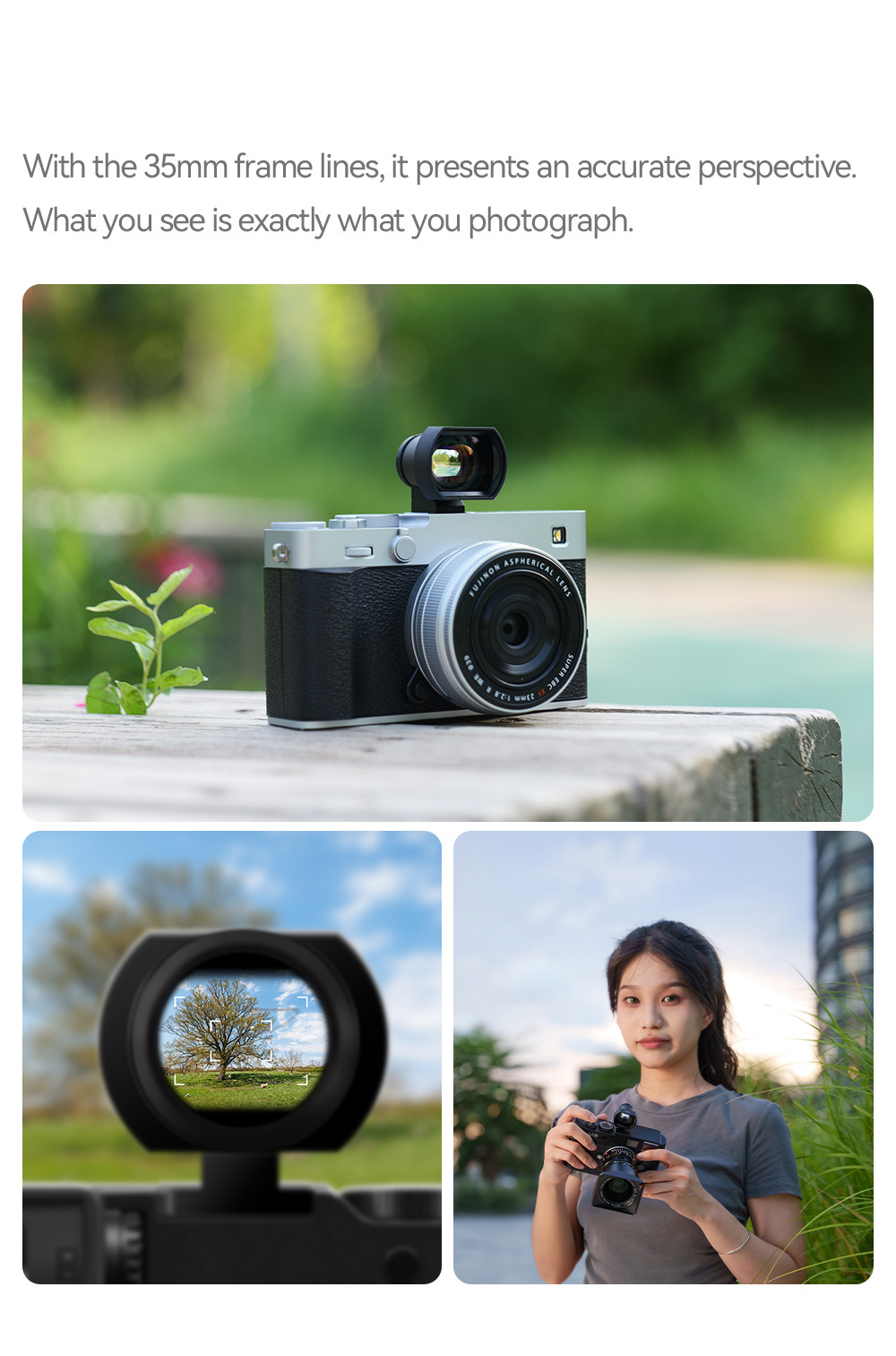 TTArtisan 35mm Optical Viewfinder Universal Cold-Shoe Design ...