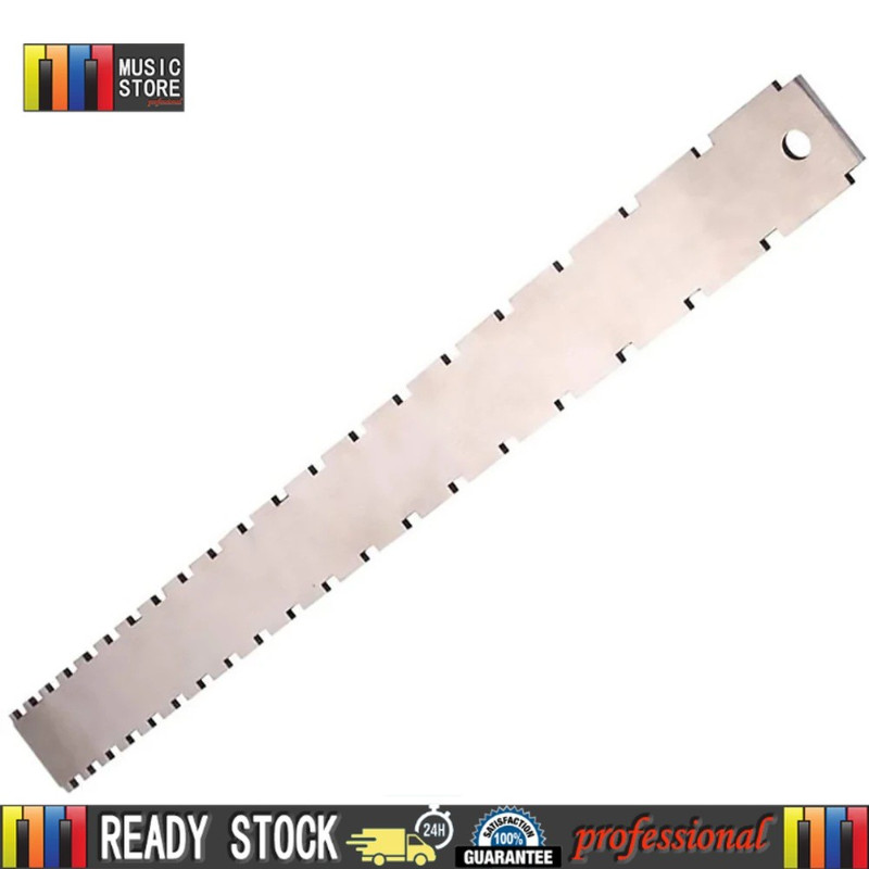 Guitar repair tool measuring ruler guitar neck ruler metal stainless ...