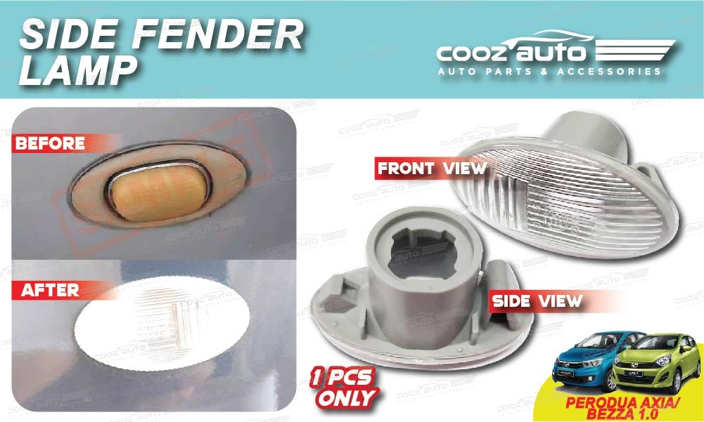 Perodua Axia 2014 - 2022 Bezza 1.0 2016 - 2020 Signal Lamp Side Signal ...