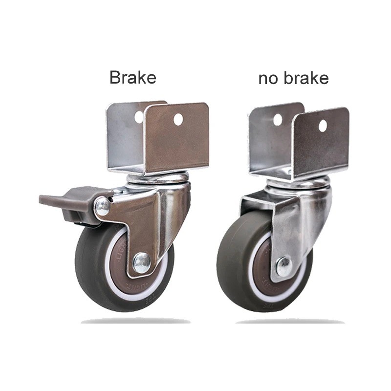 U-shaped splint Super mute wheels/casters,TPE wheel ,Anti-wrap wheel ...
