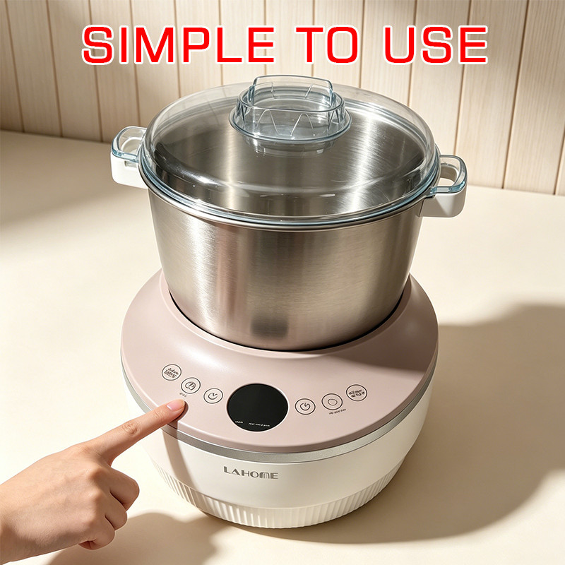 Lahome 5L Dough Mixer Electric Dough Kneading Machine Ferment Function ...