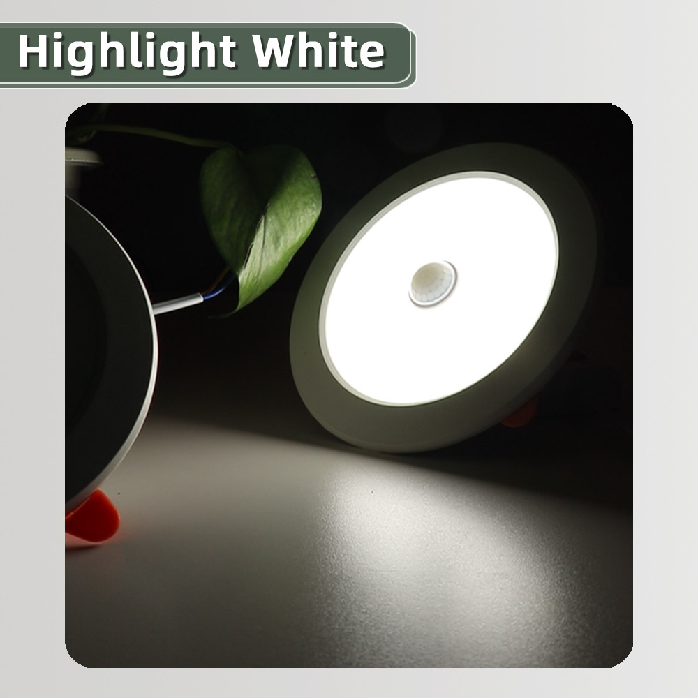 Smart PIR Motion Sensor / Radar Sensor Recessed LED Downlight 9W 12W ...