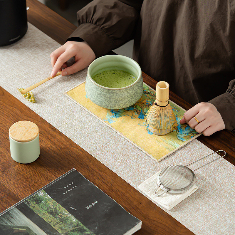Matcha Bowl Tea Whisker Stand Set 4pcs Japanese Matcha Whisk Kit Bamboo ...