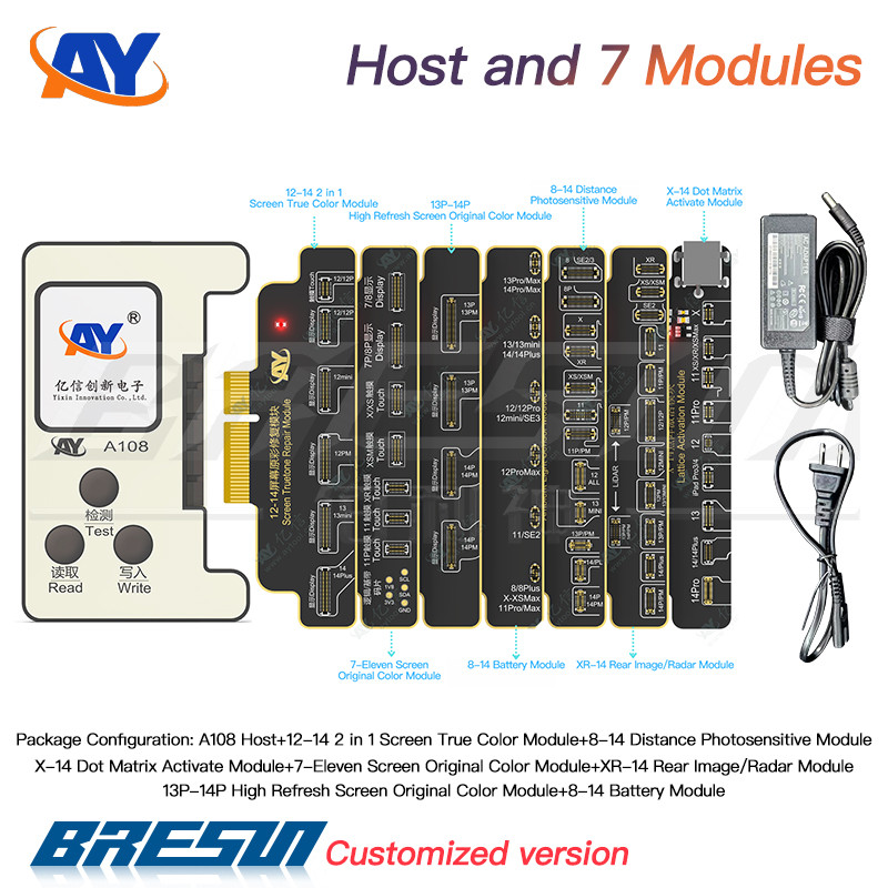 AY A108 True Tone / Dot Matrix Repair Module for X-15PM Screen Original ...