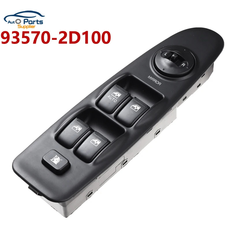Green Light Front Left 93570-2D100 Electric Master Power Window Switch ...