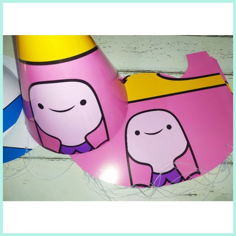 Adventure Time Party Hats Finn the Human Princess Bubblegum 10 pcs per ...