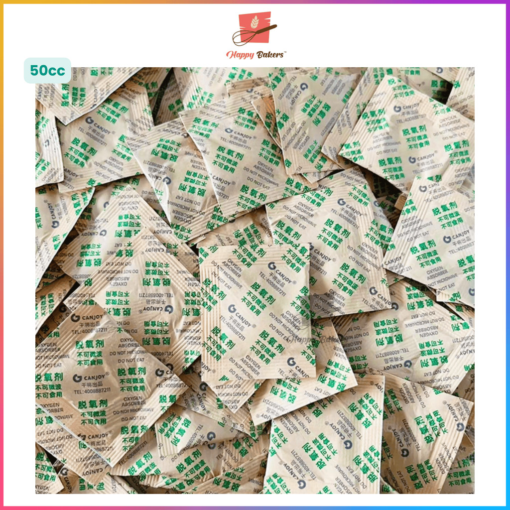 Oxygen Absorber 50cc 50/100/250pcs For Food Mooncakes Pastries Cakes ...