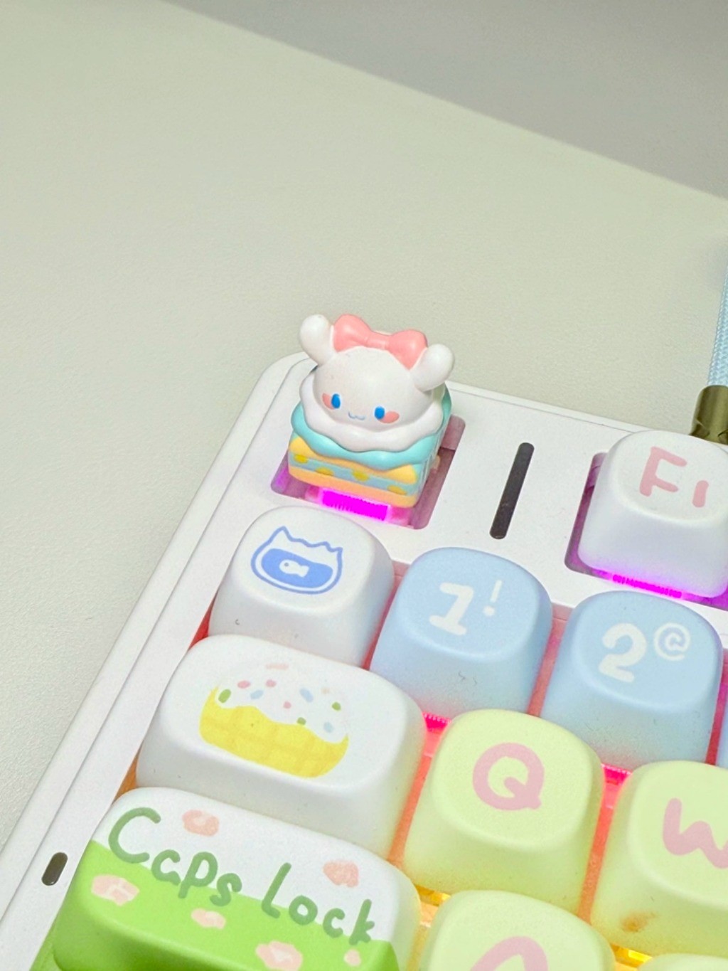 Sanrio Keycaps MX Switch Cute 3D Mechanical Resin Keycaps ESC DIY ...