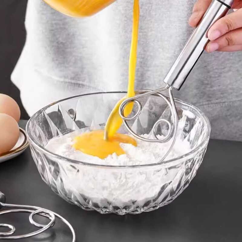 Household Stainless Steel Handmade Flour Maker Flour Maker Double Round ...