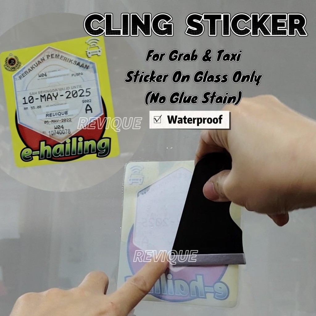 E-Hailing Car Roadtax Sticker 2025 / Pelekat Pemandu E-Hailing ...