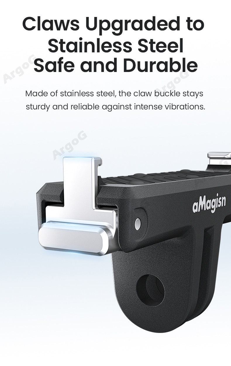 aMagisn Magnetic Quick Release Mount for Insta360 GO Ultra Plastic ...