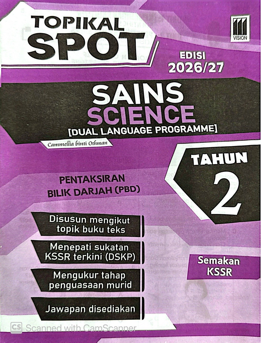 [PCG] Vision Topikal Spot Edisi 2026/27 2025 tahun 2 SAINS / matematik ...