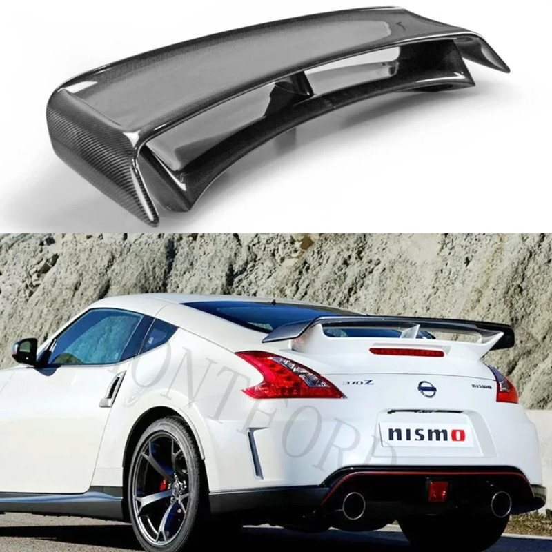 Carbon Rear Spoiler For Nissan 370Z Z34 2009-2018 NSM 2 Style Glass ...
