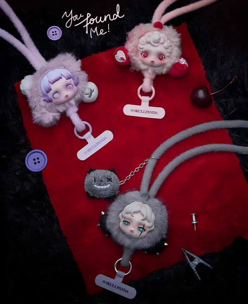 skullpanda You Found Me! Series Cute mobile phone lanyard peripheral ...