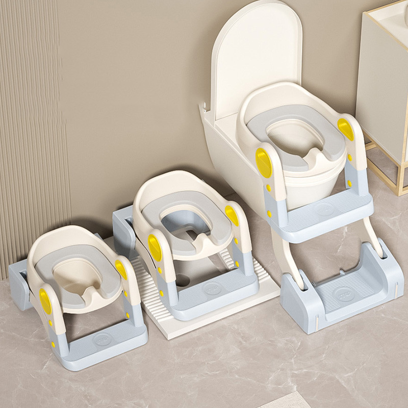COD 3in1 Children's Toilet Seat Step Soft Pvc Cushion There Are ...