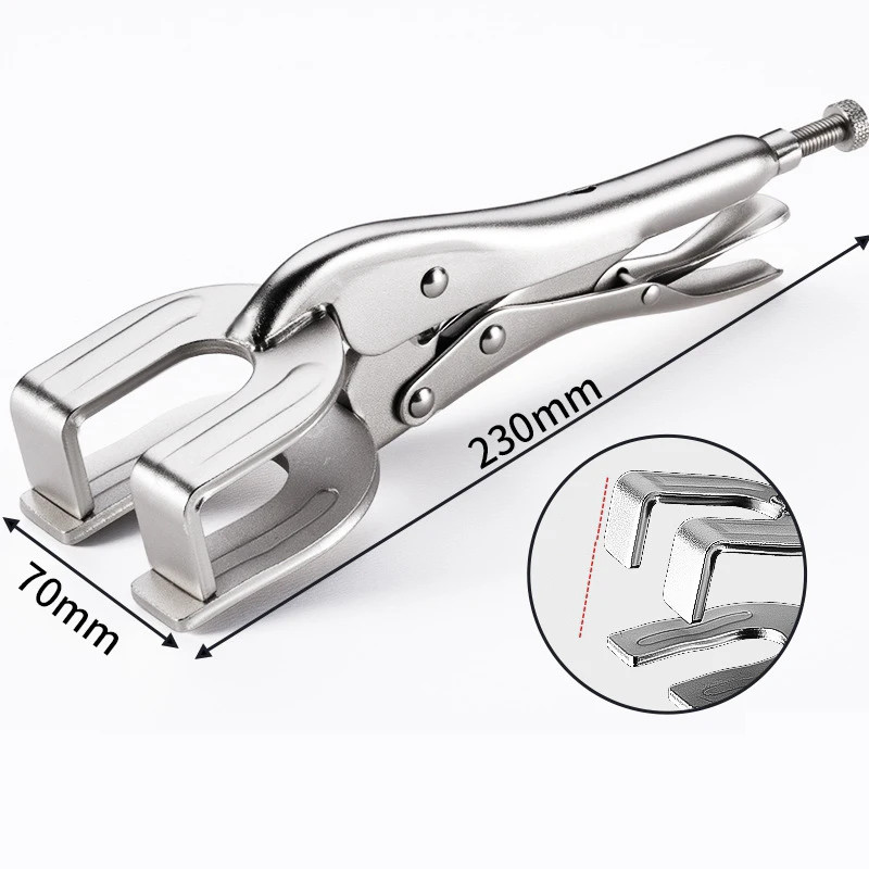 9 Inch U-Shaped Locking Pliers Welding Clamp Adjustable Jaw Heavy Duty ...