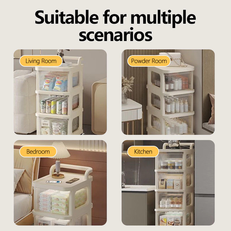 📦Local sellers📦Trolley Rack Drawer Cabinet Stroller Cream Style Toy ...