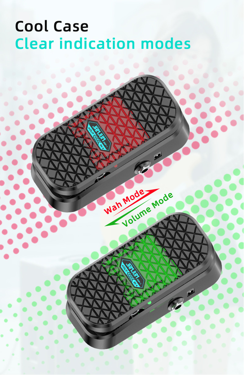 JAMJUM MP-1 Volume/Wah Pedal Precision Wah Tone with Noise-Reduction ...