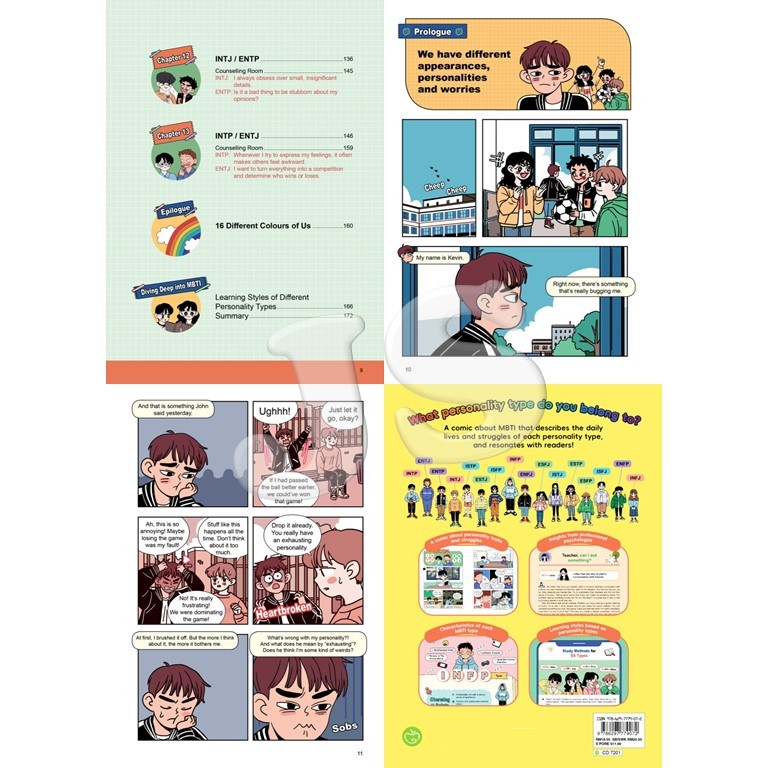 📚OUR MBTI 16 PERSONALITY TYPES : FRIENDSHIP GUIDE & THE BASICS CD7201 ...