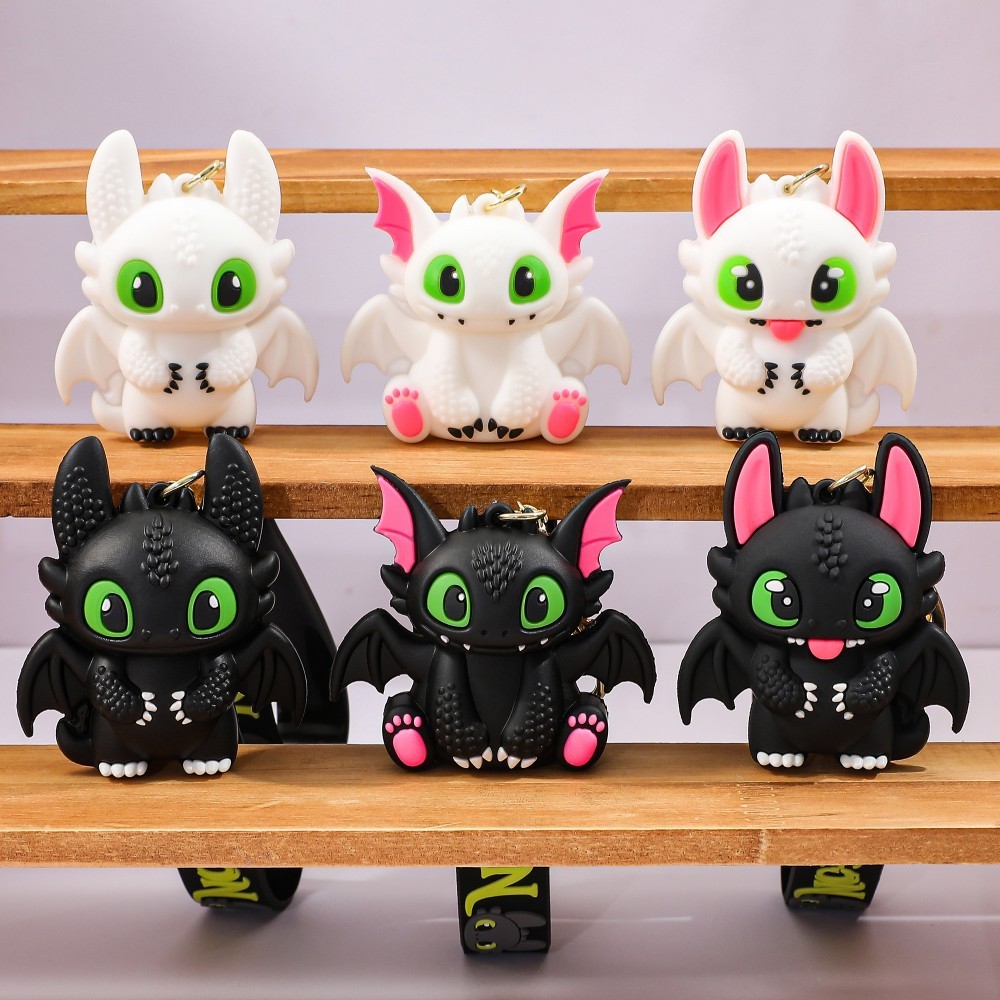 New Cartoon Toothless Keychain, How To Train Your Dragon Key Chain ...