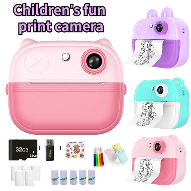 Polaroid Q9 Printing Camera Children Digital Camera HD Cute Mini Kids ...
