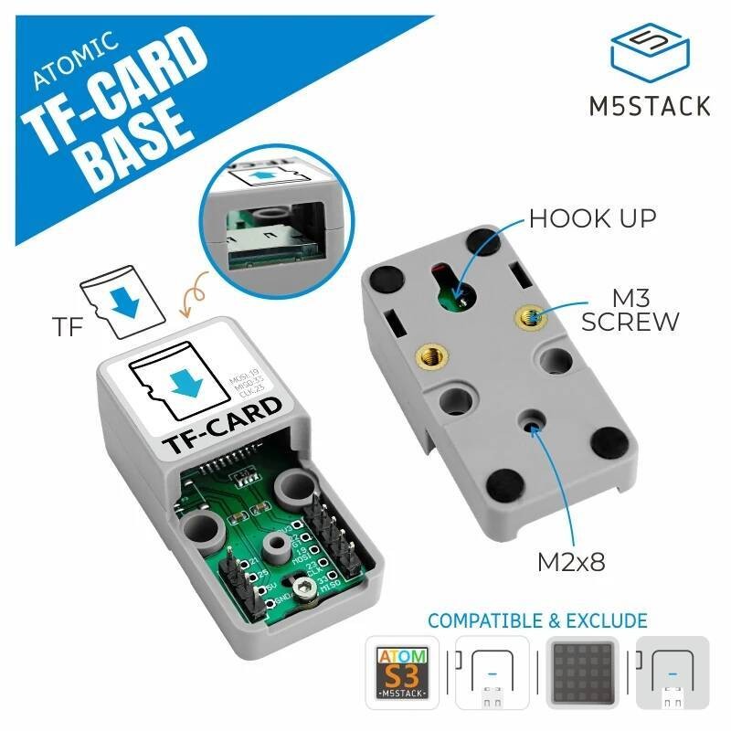 M5Stack Official ATOMIC TF-Card Reader Base | Shopee Malaysia