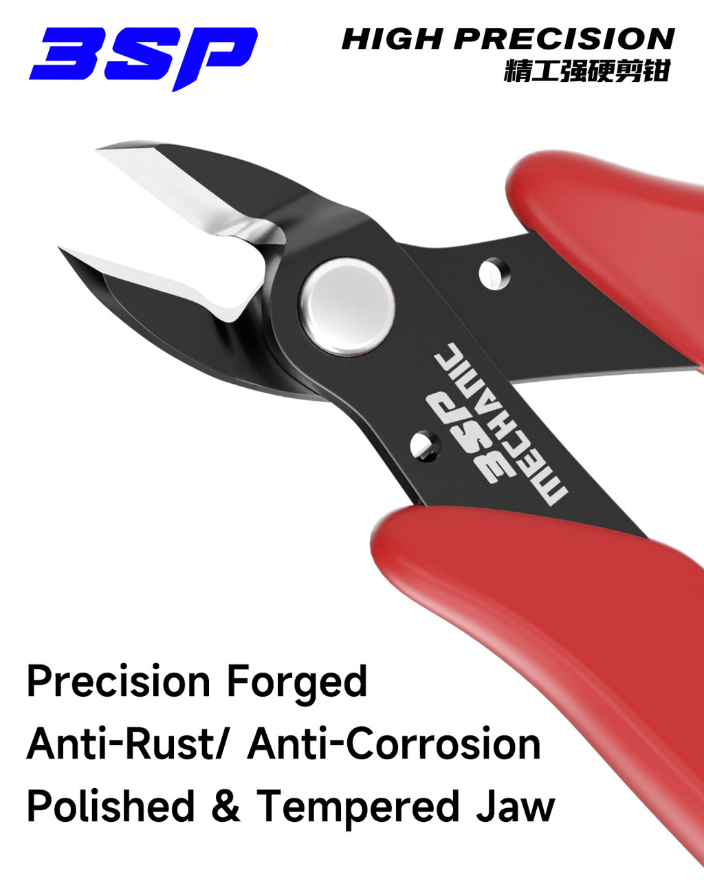 MECHANIC High Precision Diagonal Cutters 3SP Model Forged Steel Sharp ...