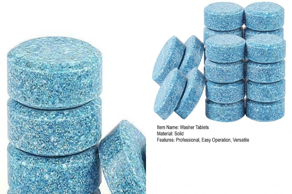 SX Windshield Washer Tablets 1 Piece Makes 1 Gallon Windshield Washer ...